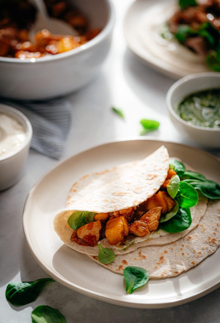 Wrap mango en kip | Eef Kookt Zo