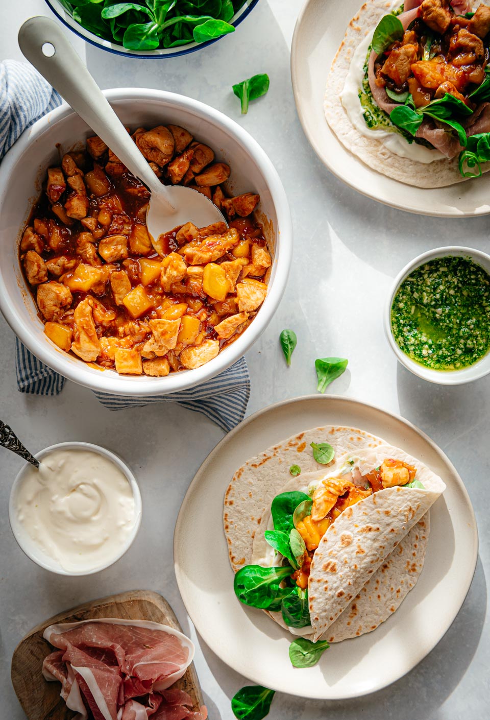 Wrap mango en kip | Eef Kookt Zo