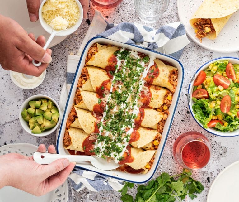 Enchiladas met kip | Eef Kookt Zo