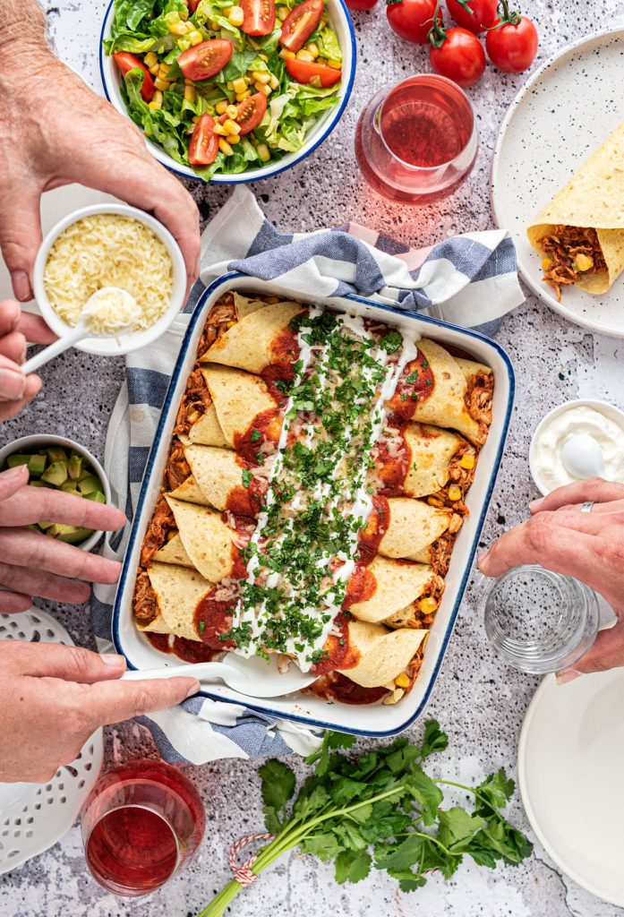 Enchiladas met kip | Eef Kookt Zo