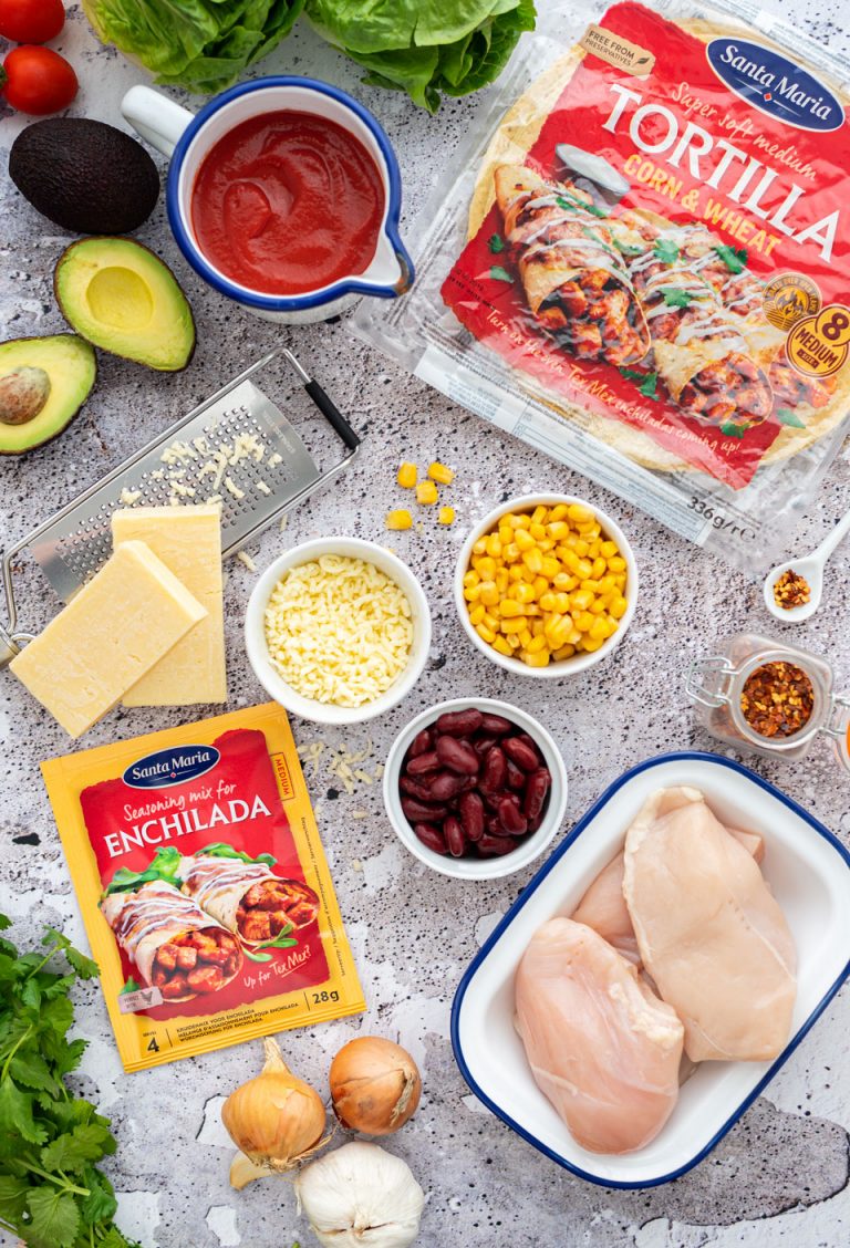 Enchiladas met kip | Eef Kookt Zo