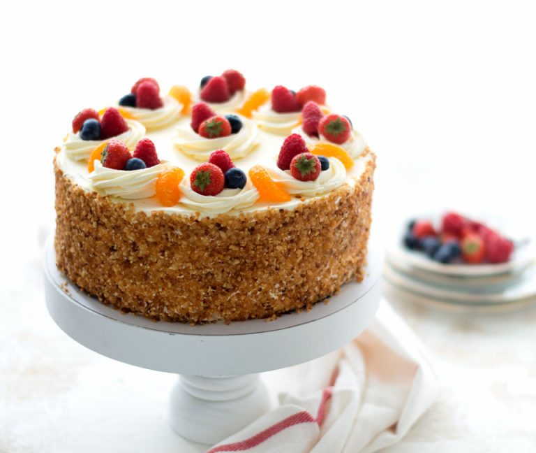 Klassieke slagroomtaart | Eef Kookt Zo