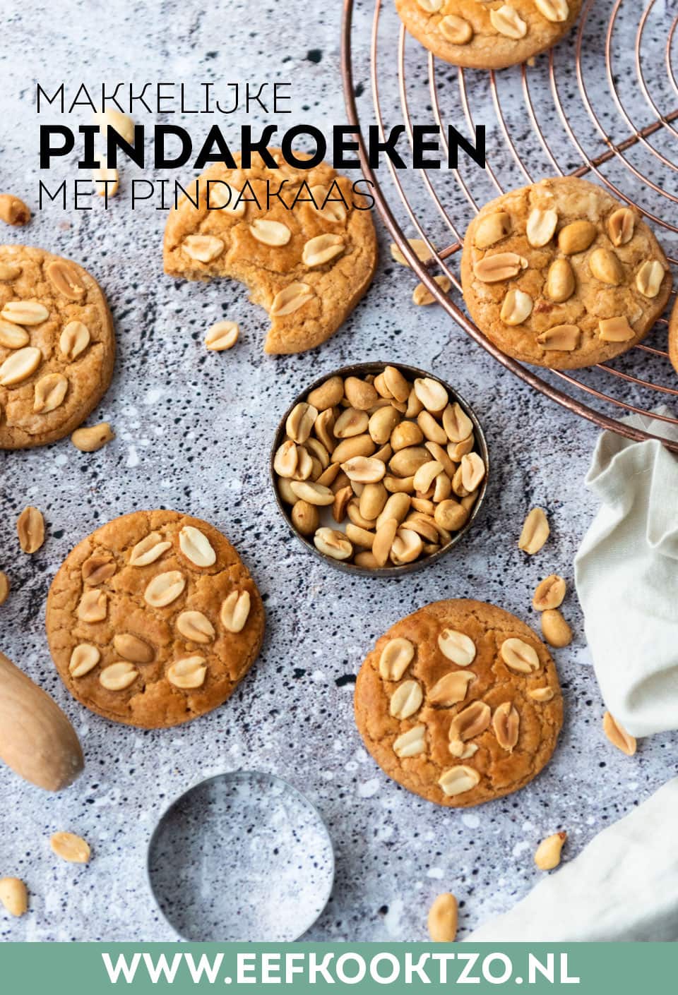 Pindakoeken | Eef Kookt Zo