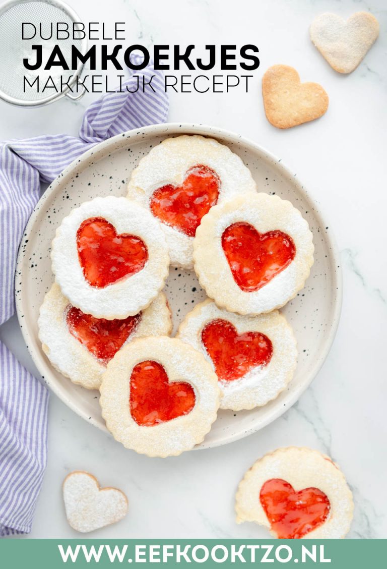 Jamkoekjes recept | Eef Kookt Zo