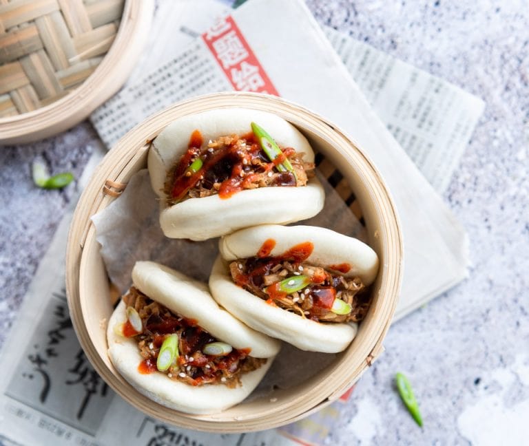 Vegan bao buns met pulled jackfruit | Eef Kookt Zo