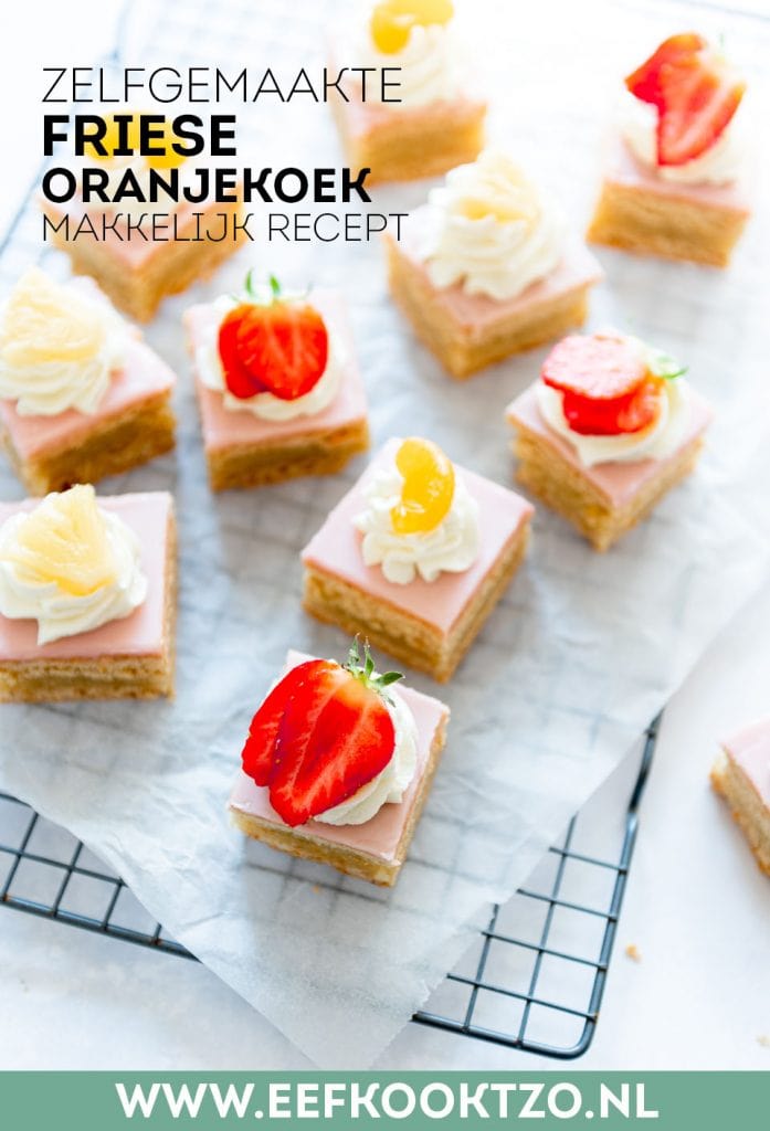 Friese oranjekoek zelf maken | Eef Kookt Zo