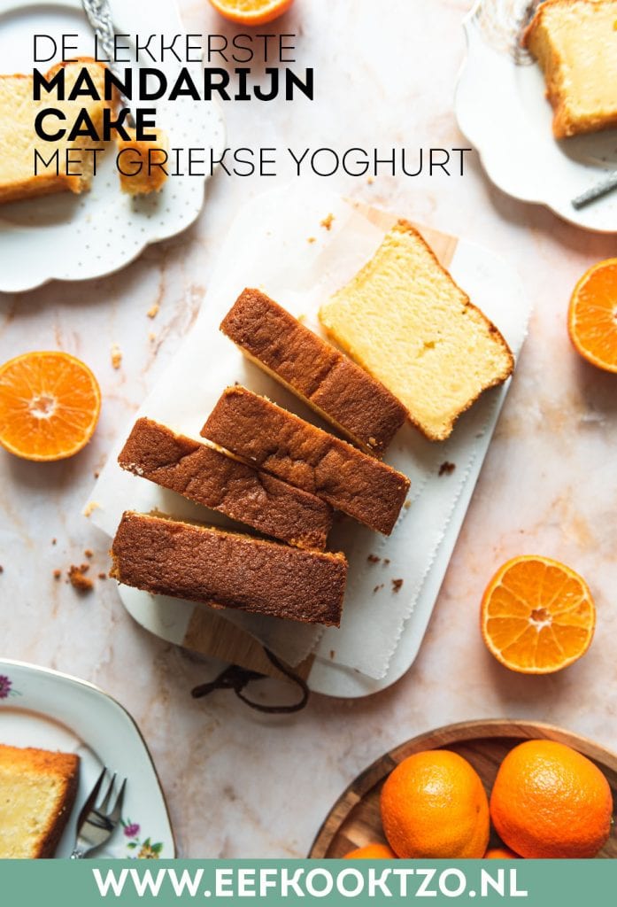 Mandarijn cake met yoghurt | Eef Kookt Zo