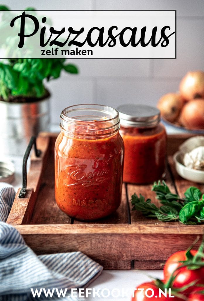 Zelf pizzasaus maken | Eef Kookt Zo