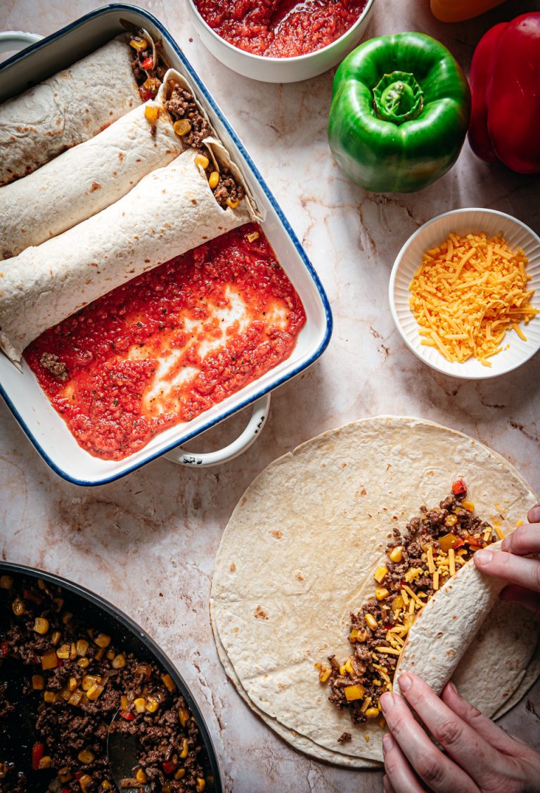 Enchiladas met gehakt | Eef Kookt Zo