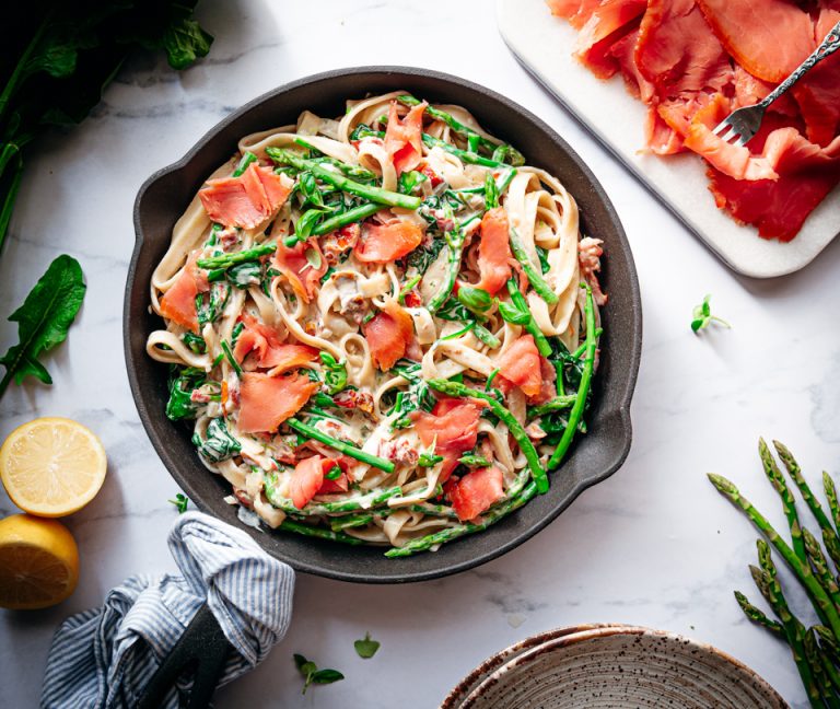 Pasta met zalm | Eef Kookt Zo
