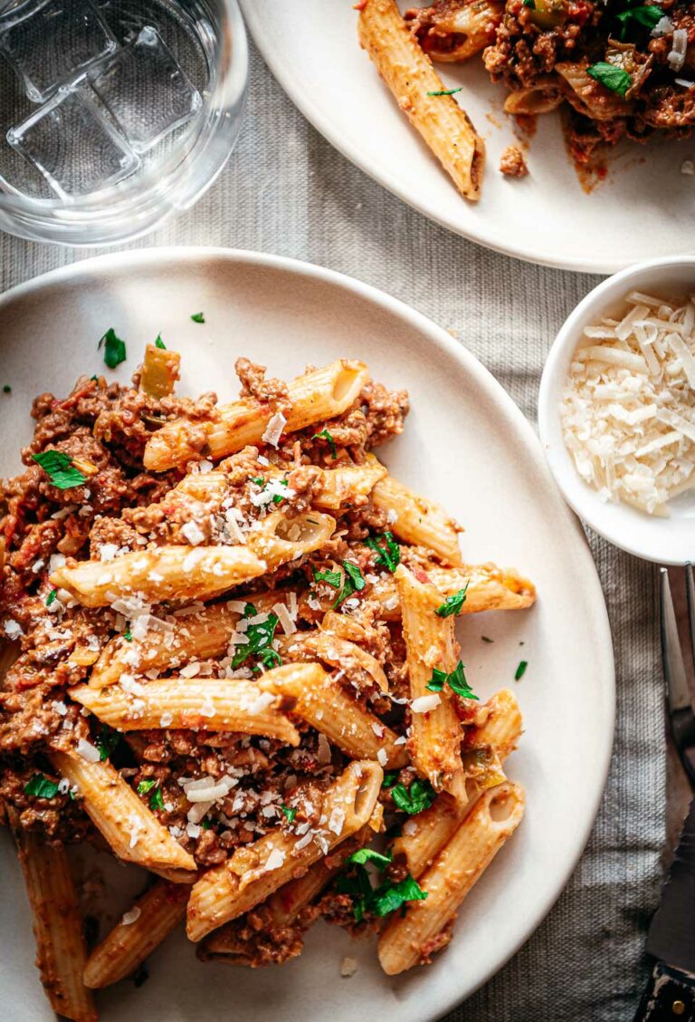 Pasta met gehakt | Eef Kookt Zo