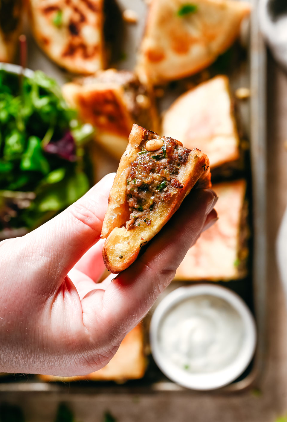 Arajes (gevulde pita's met gehakt) | Eef Kookt Zo