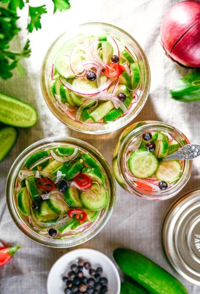 Zoetzure komkommer | Eef Kookt Zo