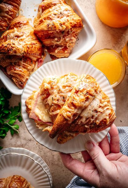 Ham-kaas croissant uit de oven | Eef Kookt Zo