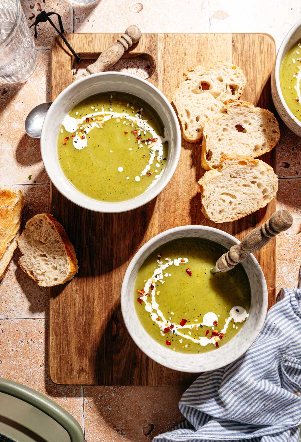 Courgette prei soep | Eef Kookt Zo