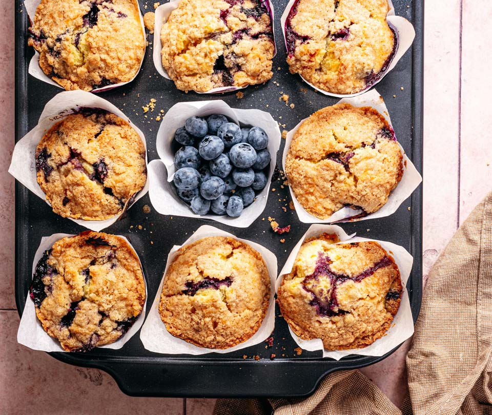 Blueberry muffins | Eef Kookt Zo